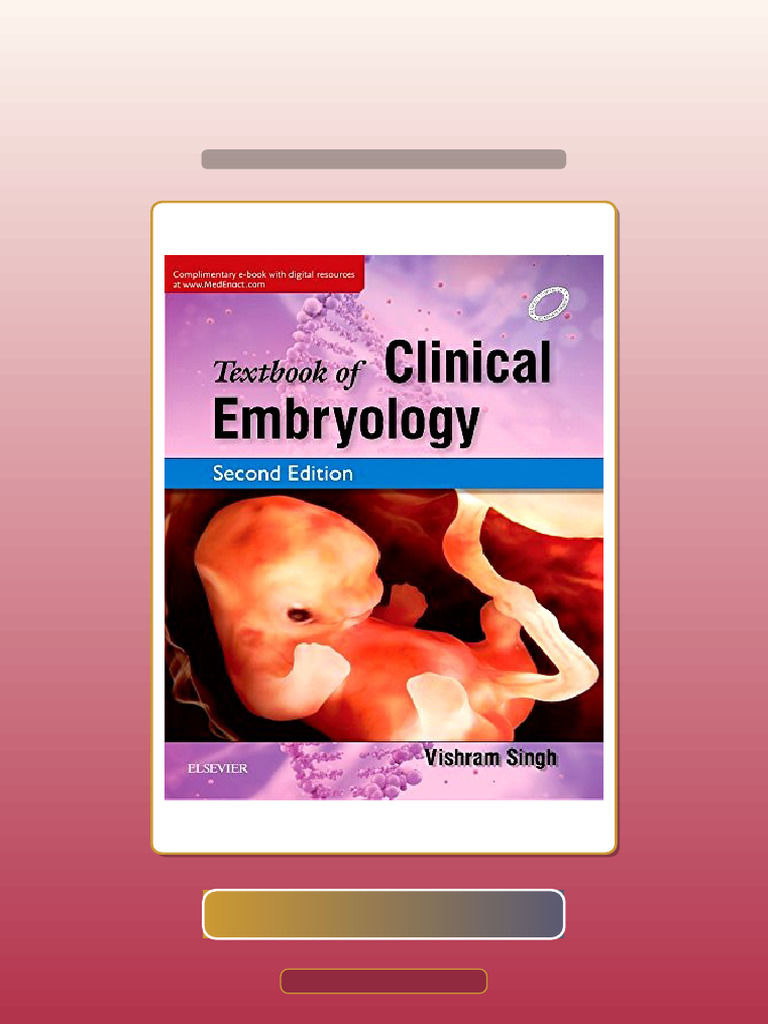 Textbook of Clinical Embryology 2nd Edition eBook and TestBank Bundle ...