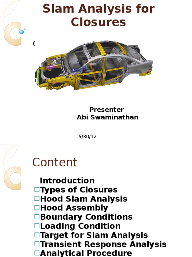 Slam Analysis Abi | Download Free PDF | Trunk (Car) | Classical Mechanics
