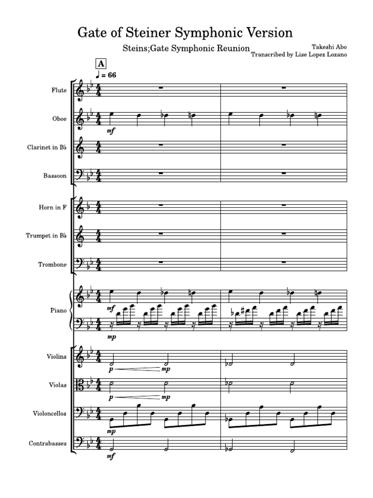 Gate of Steiner Symphonic Ver | PDF