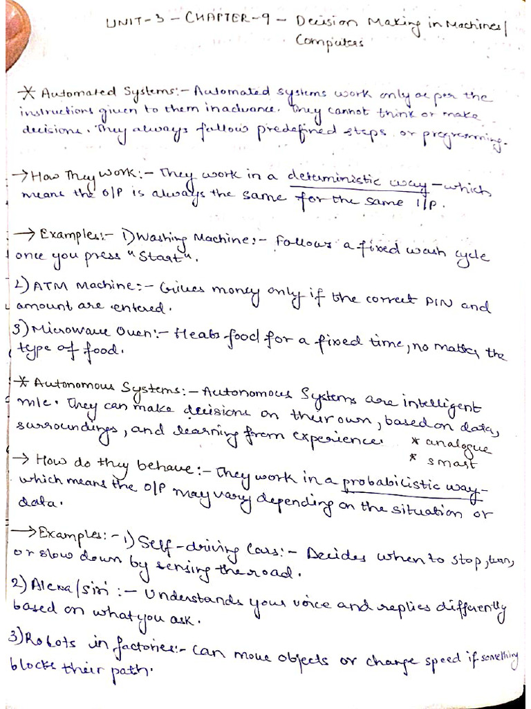 Class X Unit 3 Chapter 9 | PDF