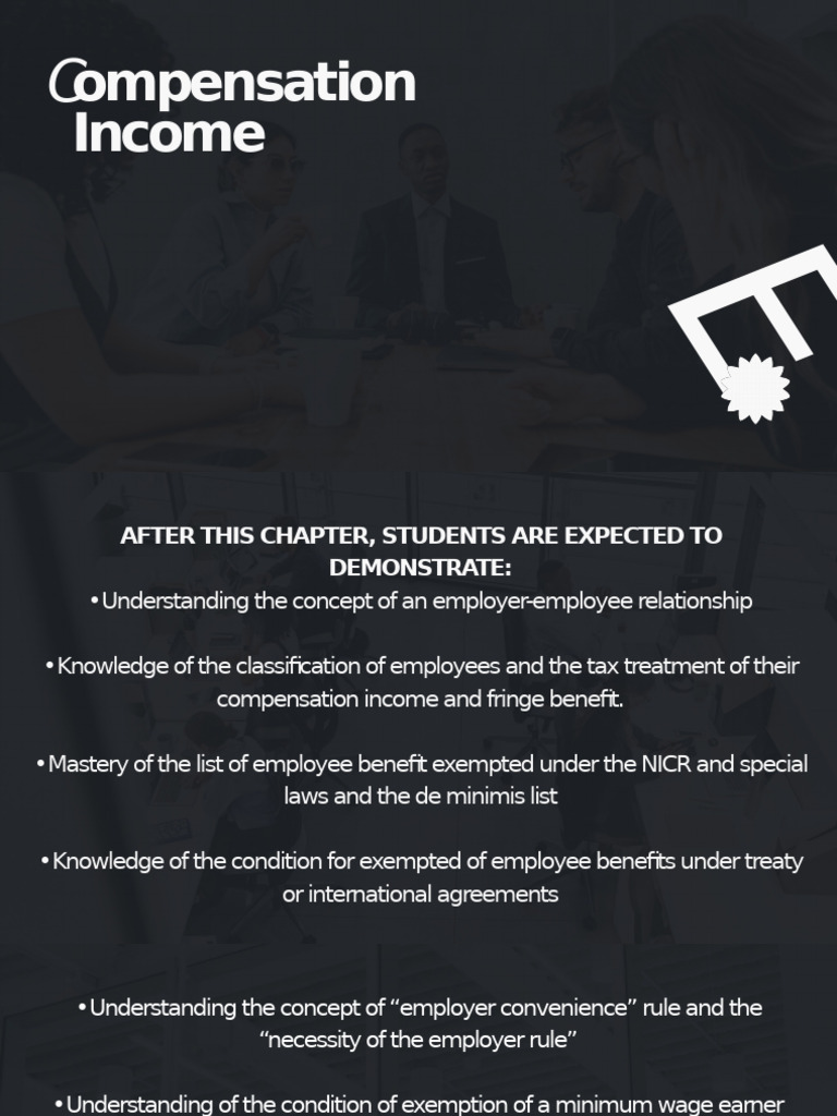 Understanding Employee Compensation Taxation | PDF | Cost Of Living ...