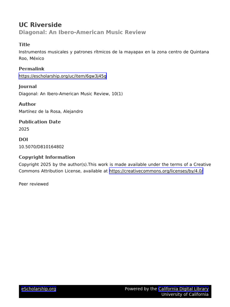 Instrumentos y ritmos mayapax en Quintana Roo | PDF | Ritmo | Saxofón
