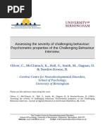 Overt Behaviour Scale for ABI Challenges | PDF | Aggression | Behavior