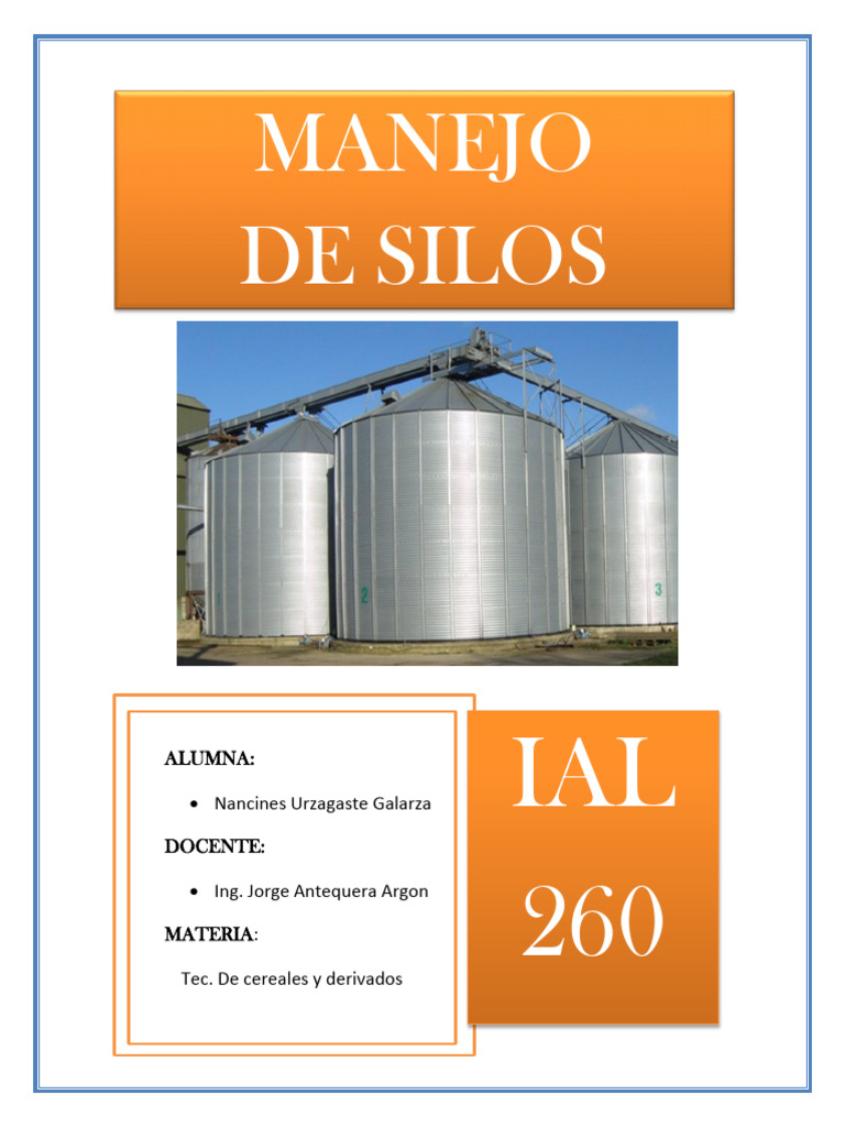 Manejo de Silos Nanci | PDF | Humedad | Temperatura