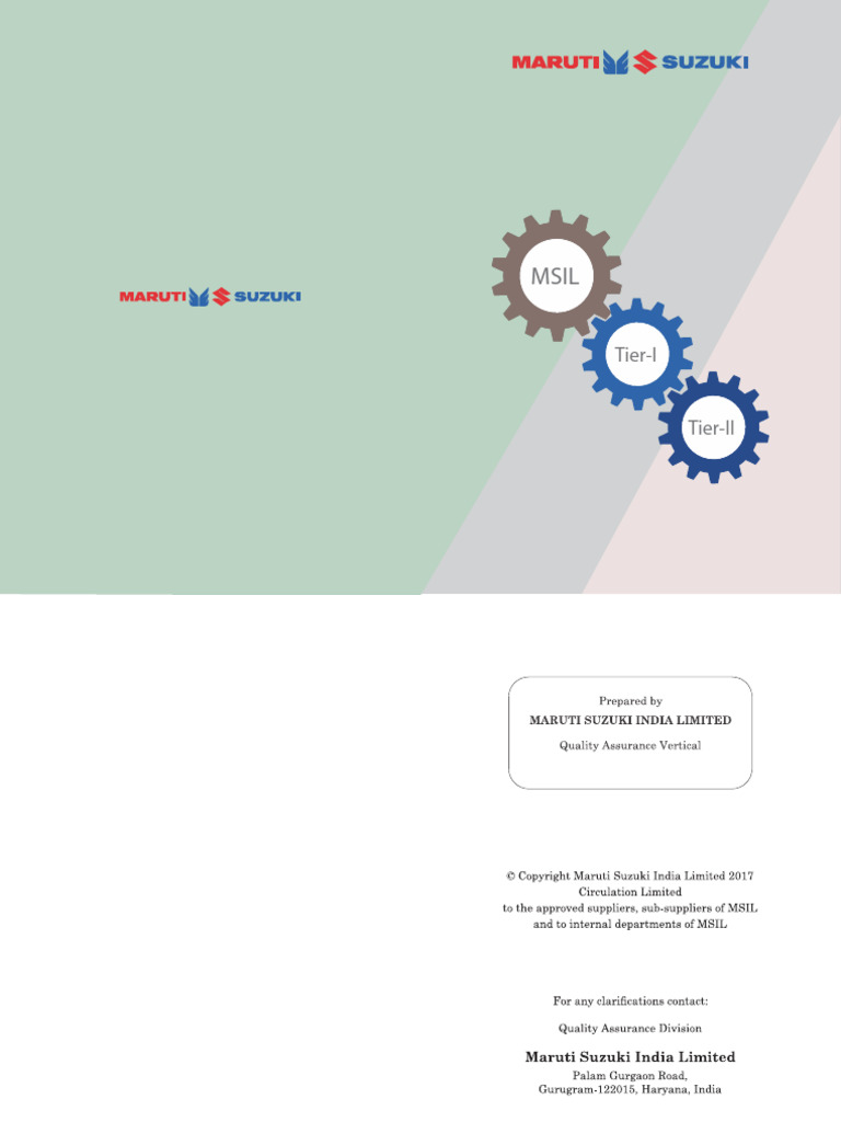 03 MSIL Tier-2 Quality Manual - Downloaded On 22.11.17 | PDF