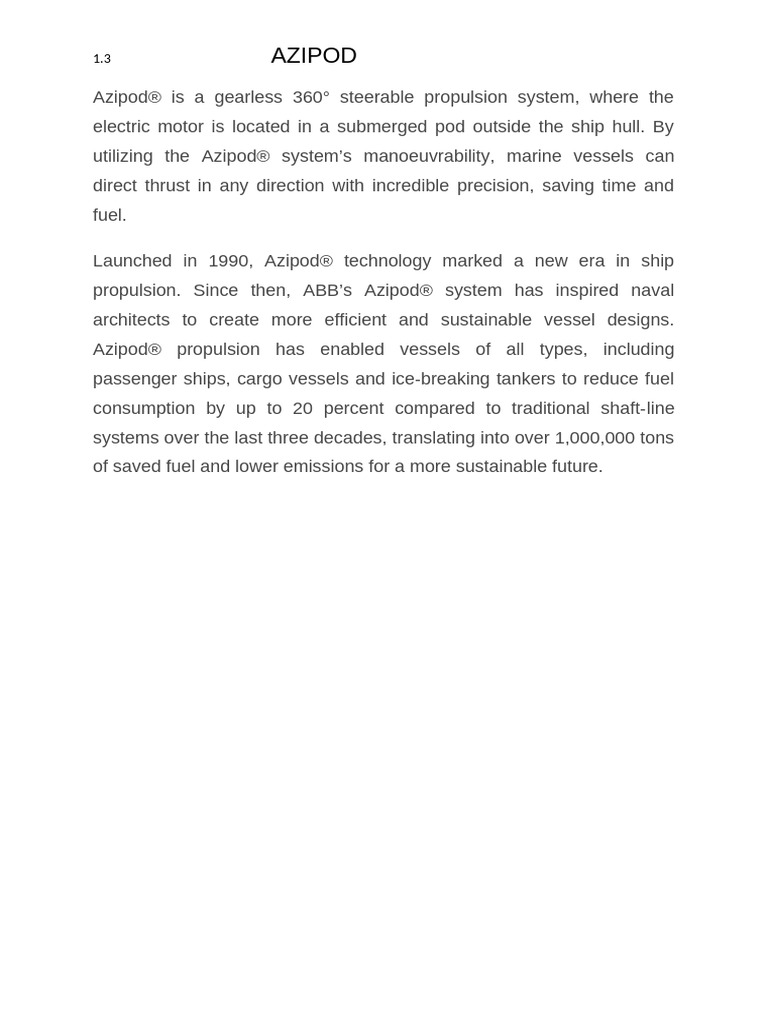 Azipod | PDF