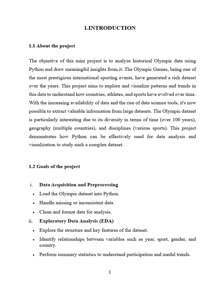 Mini Project Report On Data Analysis 2026 | PDF | Data Analysis | Data