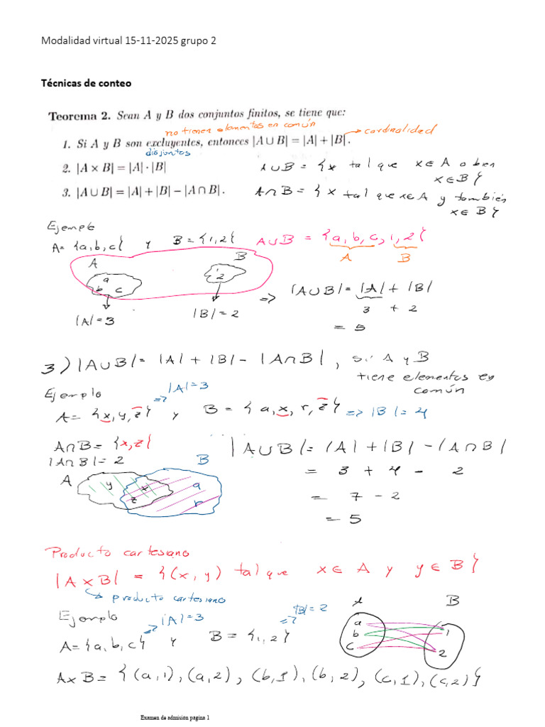Pizarra Clase 15-11-2025 Grupo 2 Clodomiro | PDF