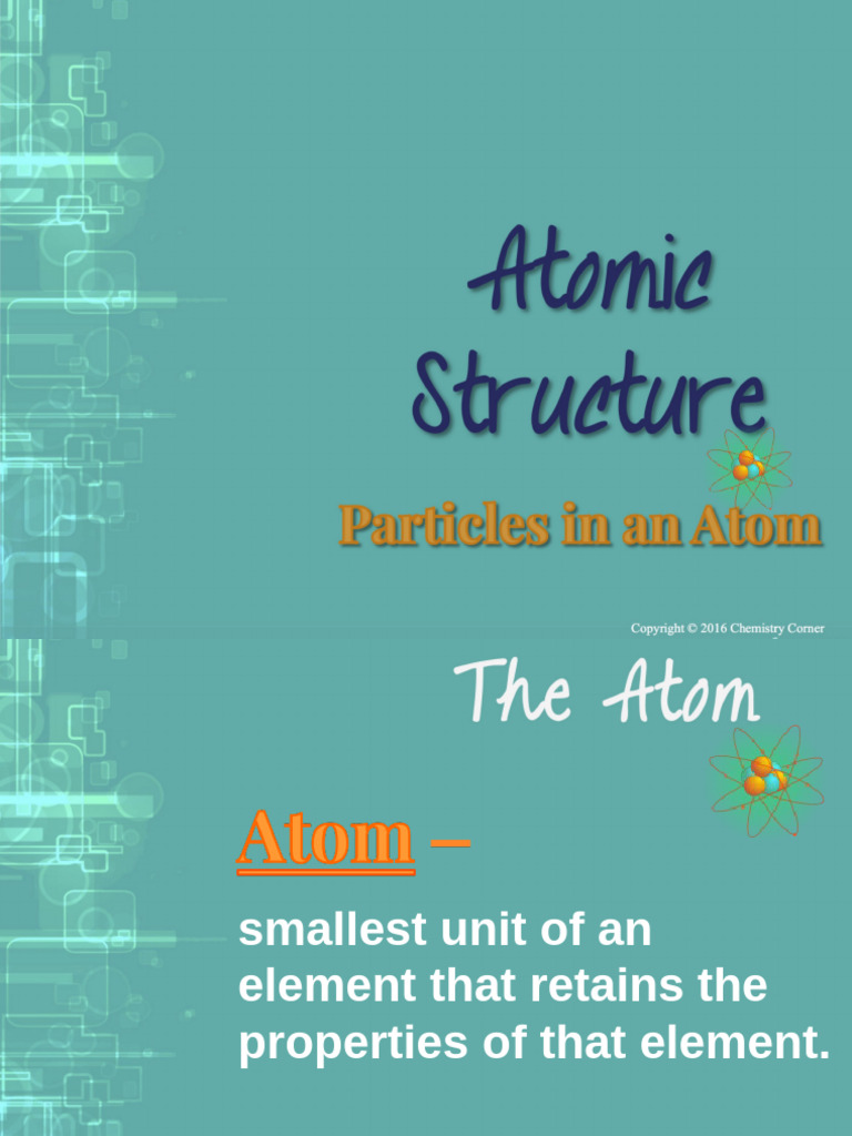 Understanding Atomic Structure and Mass | PDF | Proton | Atoms