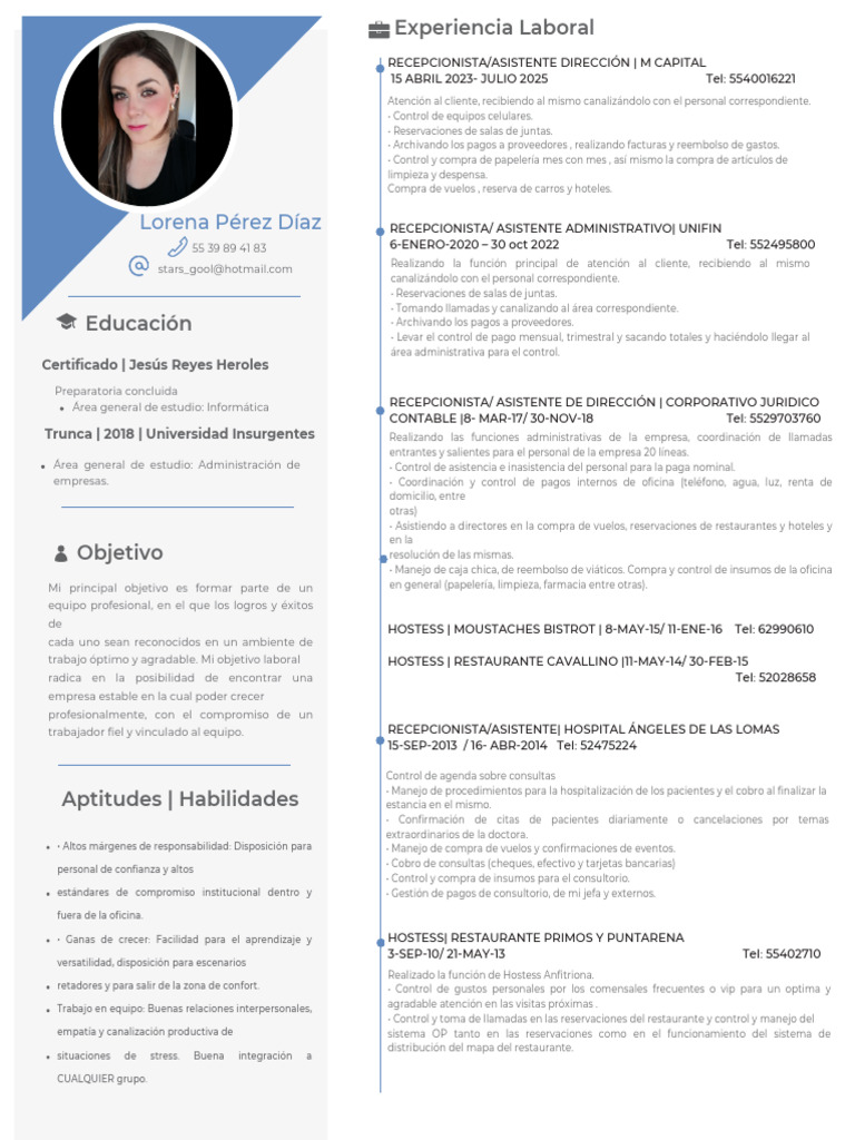 CV Lorena Pérez Díaz | PDF
