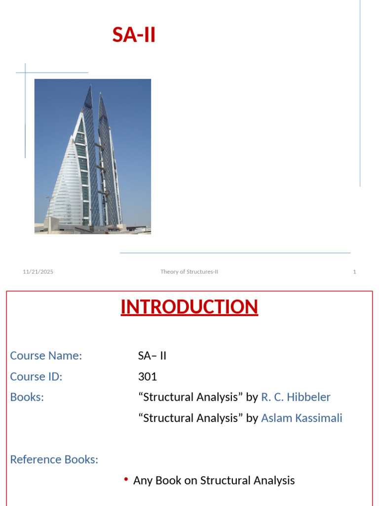 An Introduction To Structure Analysis and Indeterminate Structures ...