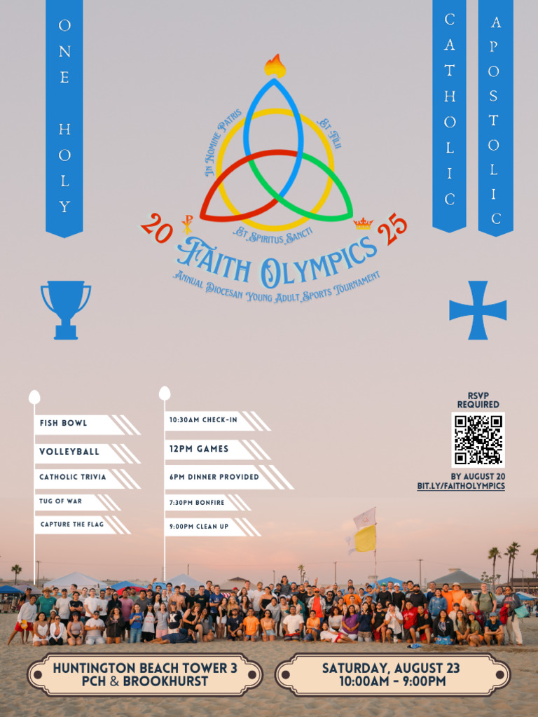 Faith Olympics August 2025 - St. Mary's Young Adult Ministry | PDF