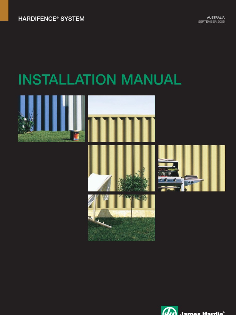 Hardifence Manual | PDF | Track (Rail Transport) | Screw