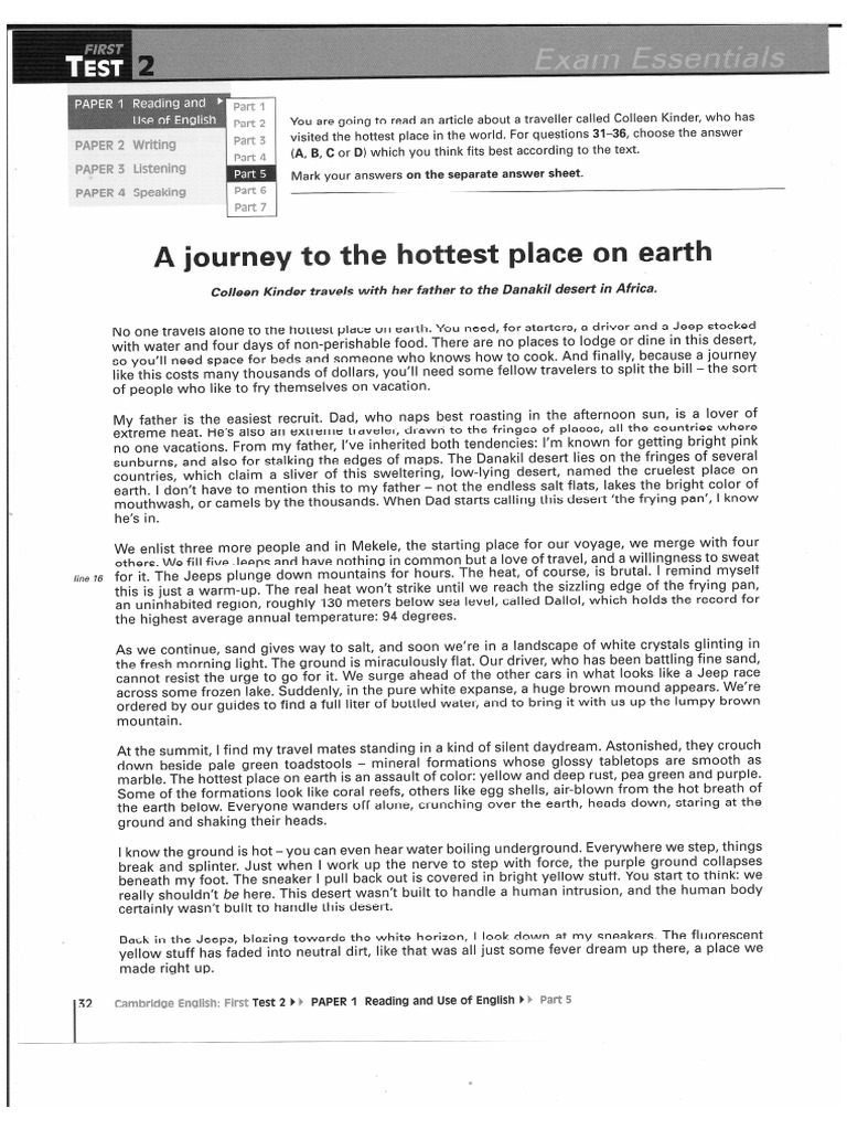 Test 2 Fce 2 | PDF