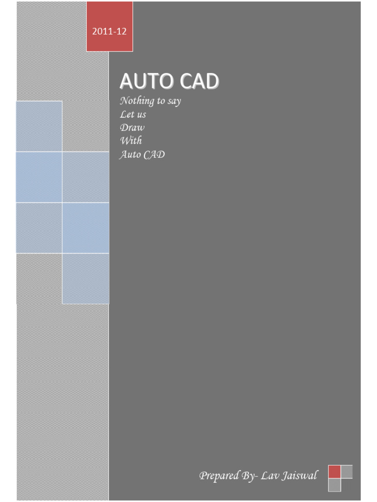 AutoCAD Basics and Commands Guide | PDF | Auto Cad | Cartesian ...