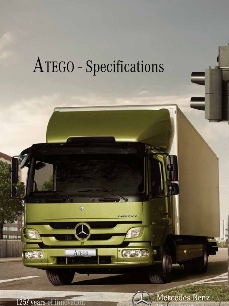 ATEGO Specifications | PDF | Transmission (Mechanics) | Automatic ...