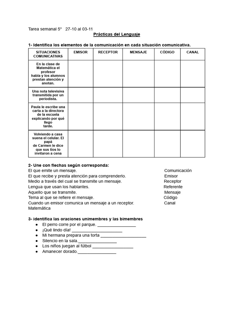 Tarea Semanal | PDF