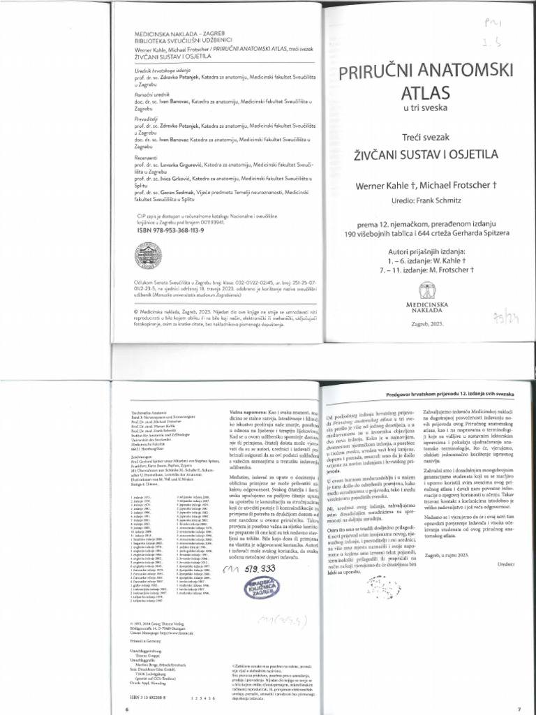 Priručni Anatomski Atlas | PDF