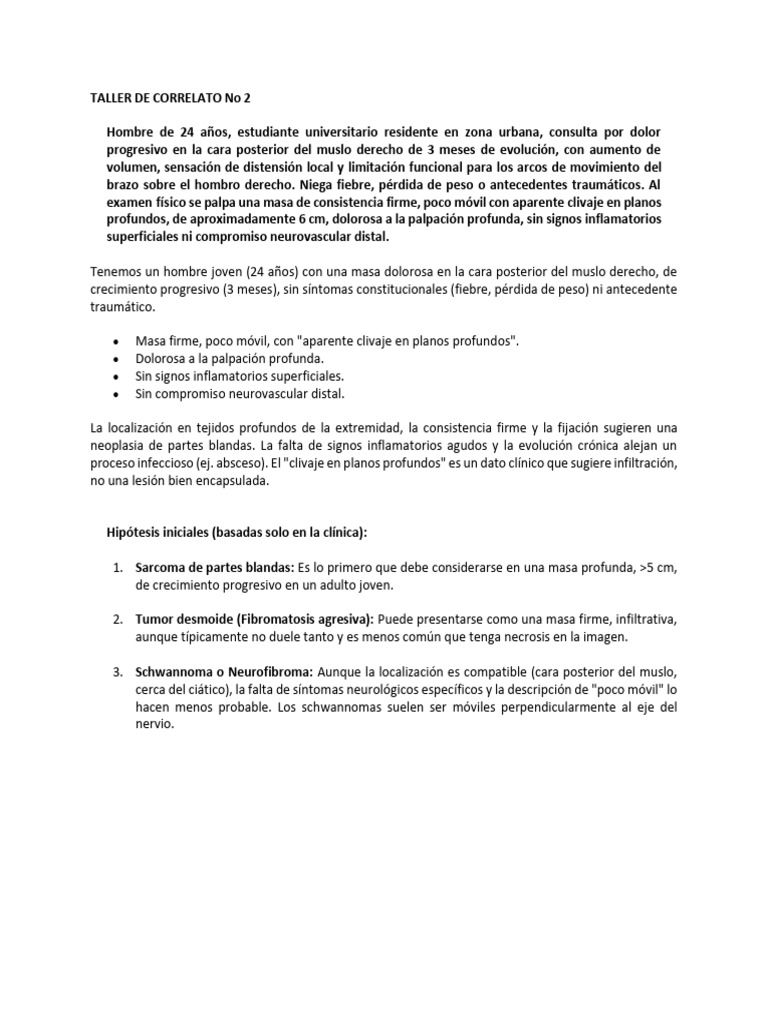 Correlato-7 (1) - Victor Corrales | PDF | Sarcoma | Cáncer