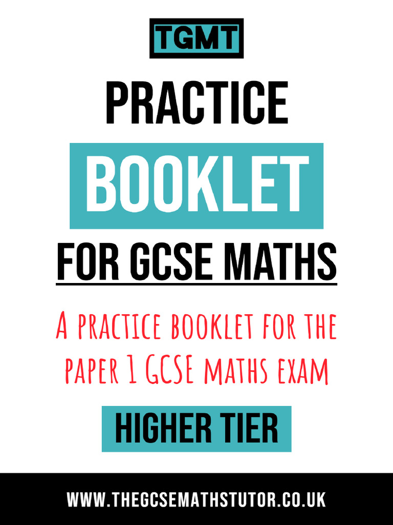 GCSE Maths Practice Booklet 2025 | PDF | Trigonometric Functions ...