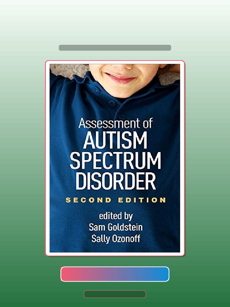 Answers For Assessment of Autism Spectrum Disorder Second Edition Ebook ...