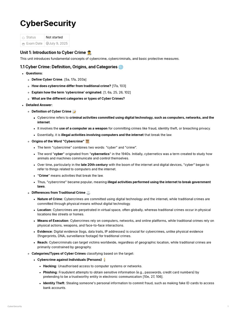 Understanding Cyber Crime Basics | PDF | Denial Of Service Attack ...