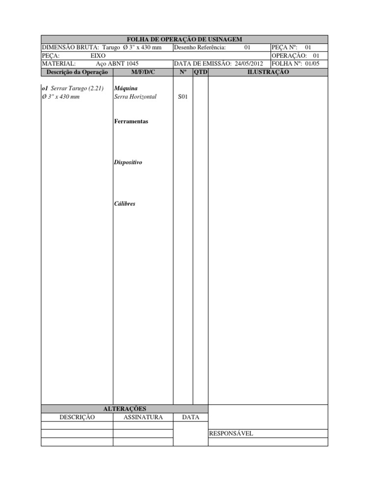 Folhas de Processos