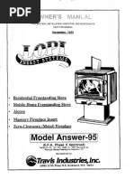 Norseman Aura Wood Heater Manual | PDF | Fires | Wood