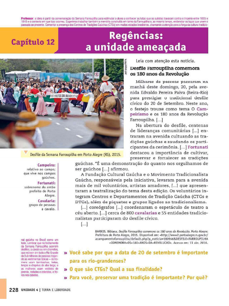 Historia Regencial Cp 12 | PDF