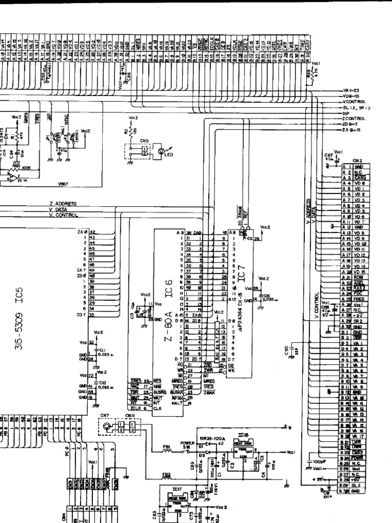 Sega MegaDrive 16bits Schematics