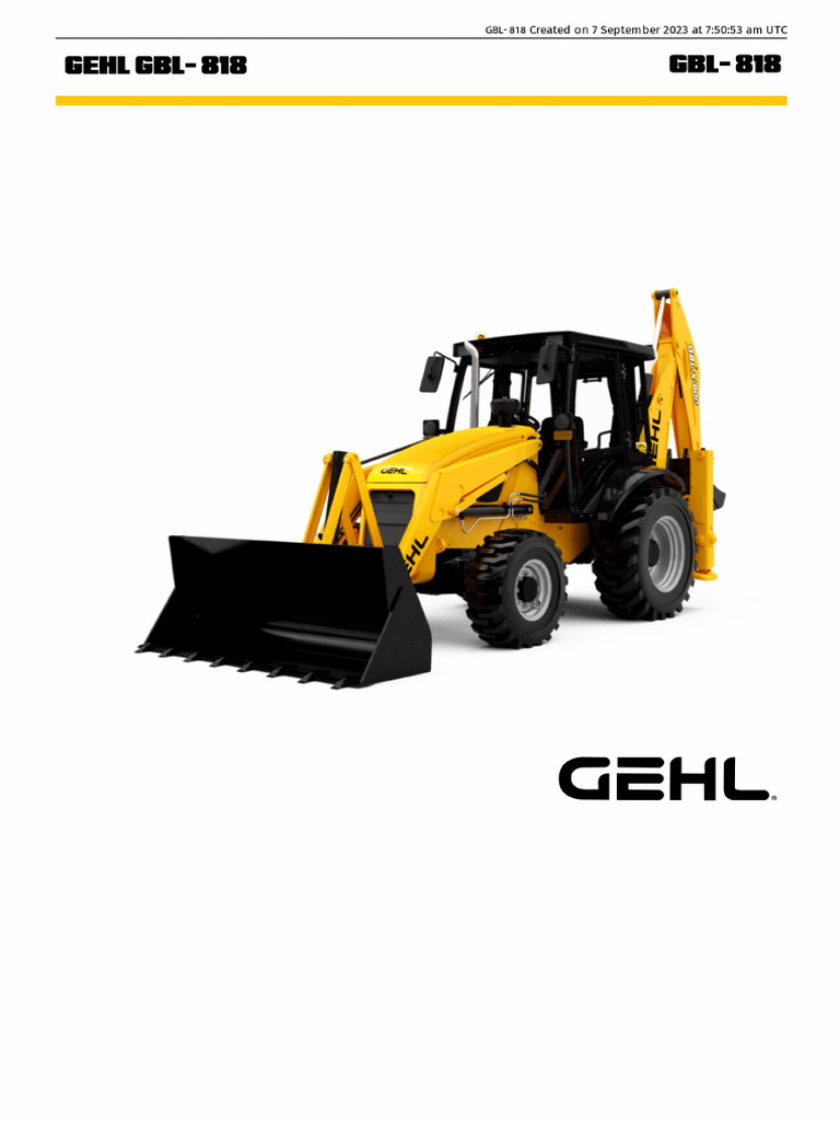 GEHL GBL-818-en (9fa) | PDF
