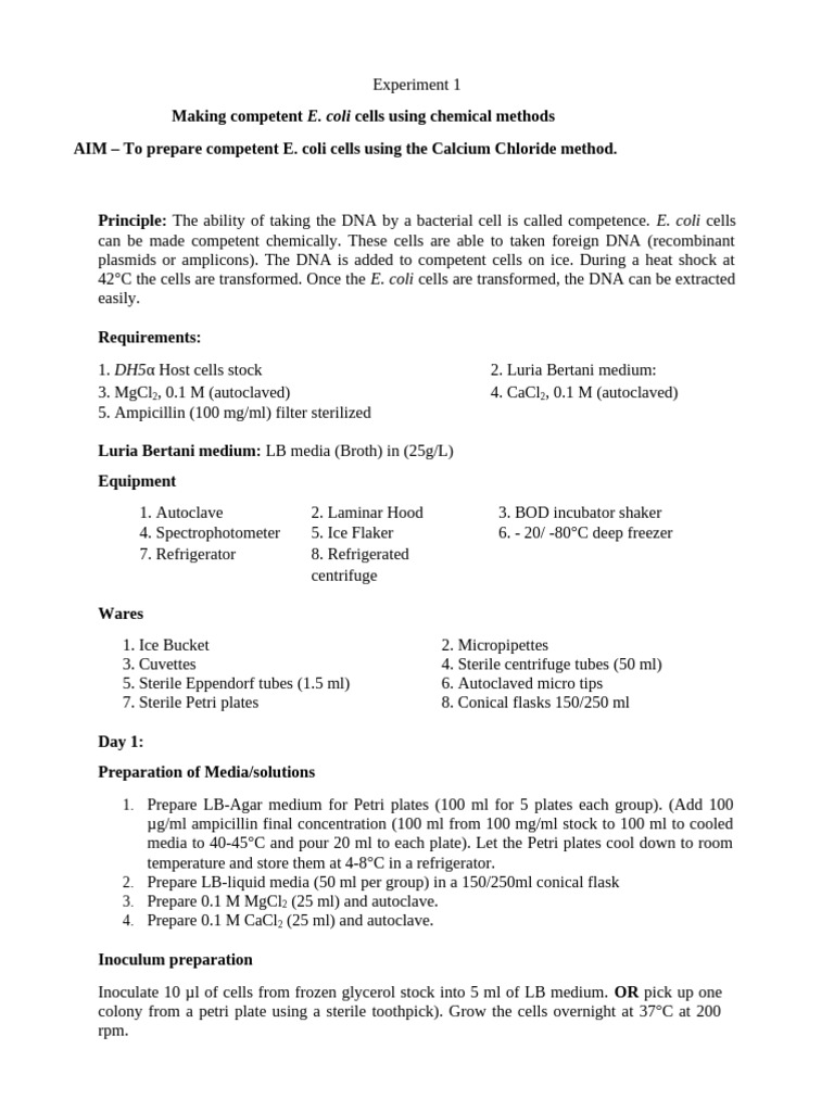 Lab Manual - Genetic Engineering-4 | PDF | Molecular Cloning | Primer ...