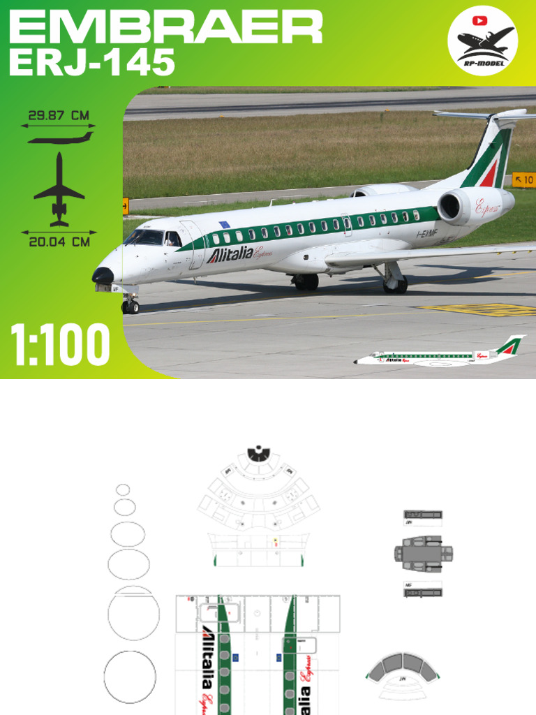RPmodel_Embraer_ERJ-145_ALITALIA_EXPRESS_1_100 | PDF