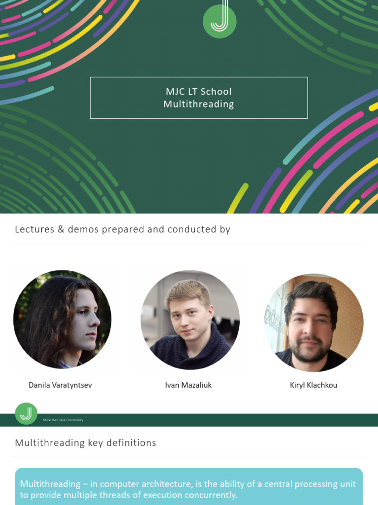 Multithreading Presentation | PDF | Thread (Computing) | Parallel Computing