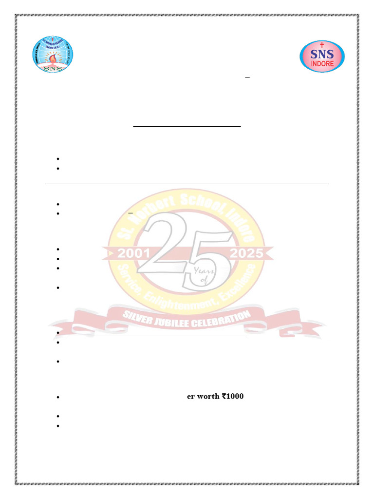 Oneday Picnic Instructions For Students | PDF
