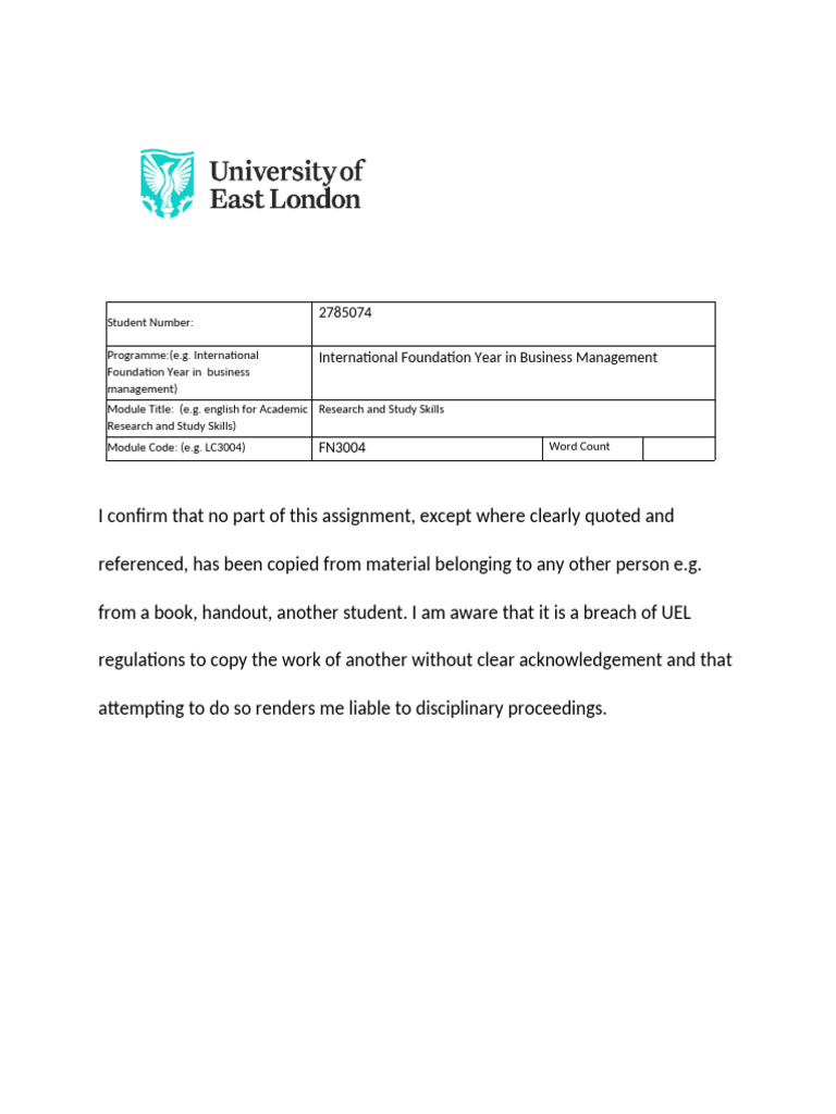 Research and Study Skills Assignment | PDF | Social Media | Popular ...
