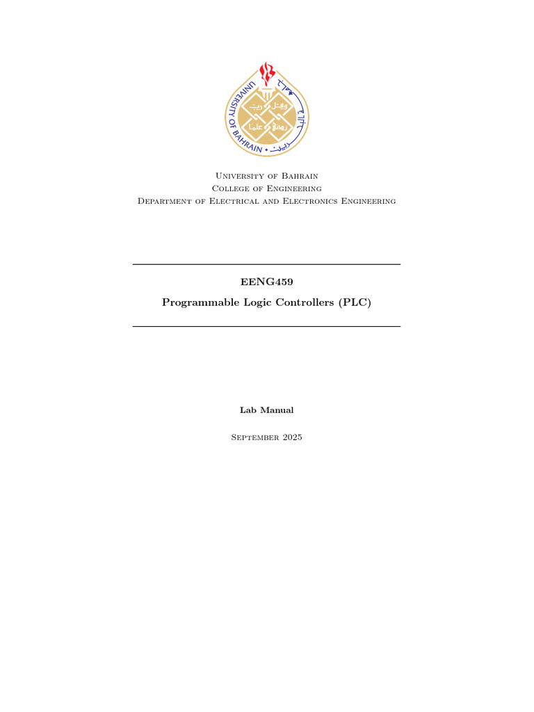 Programmable Logic Controller PLC | PDF | Programmable Logic Controller | Computer Science