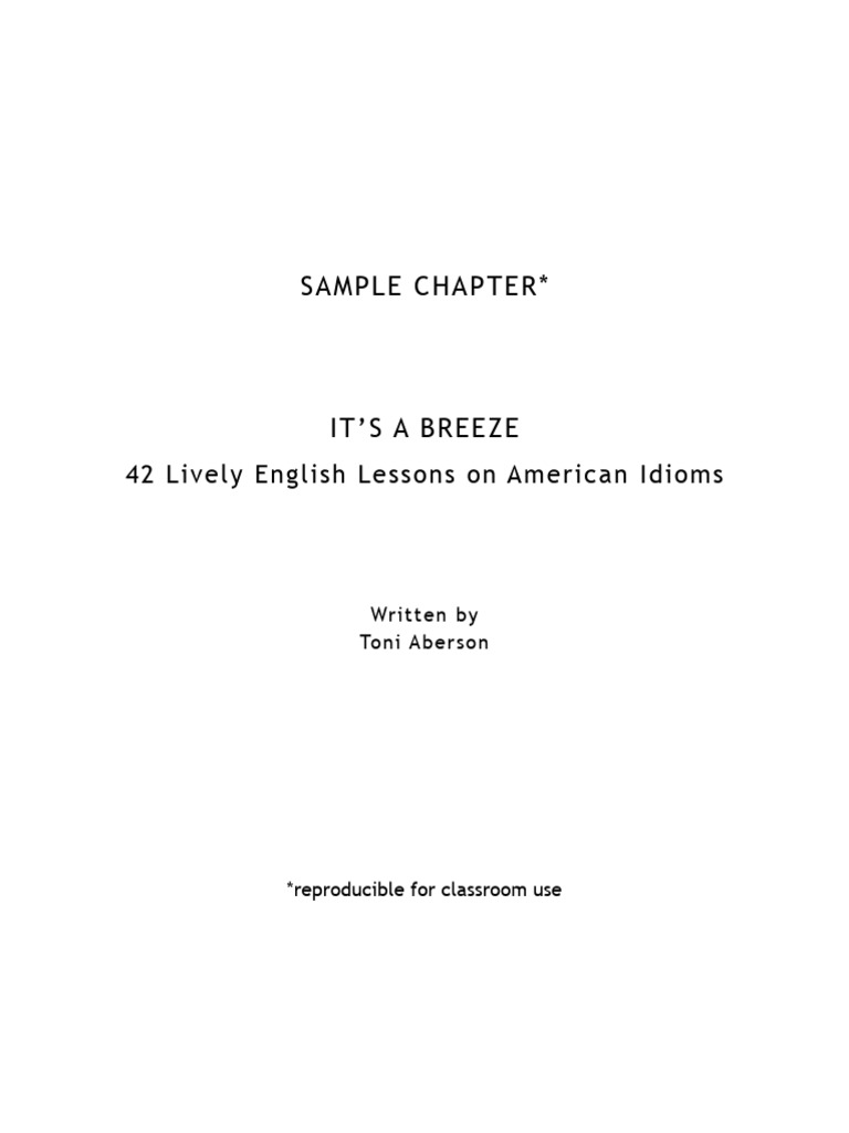 Its A Breeze Chapter 10 | PDF | English As A Second Or Foreign Language ...
