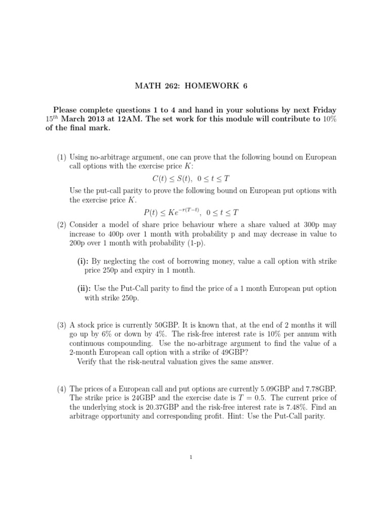 Homework 6 | PDF