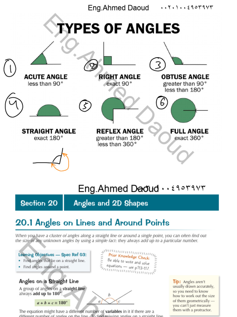 Understanding Angles and 2D Shapes | PDF | Angle | Mathematics