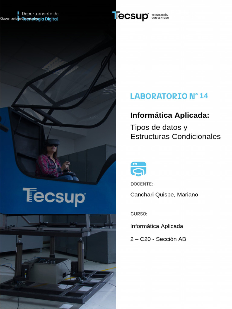 L14 Estructuras Condicionales | PDF | Algoritmos | Laboratorios
