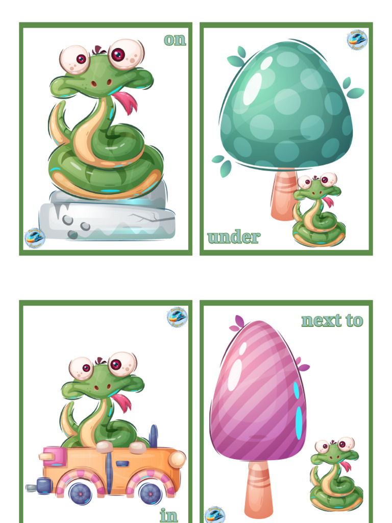 Prepositions Snake | PDF