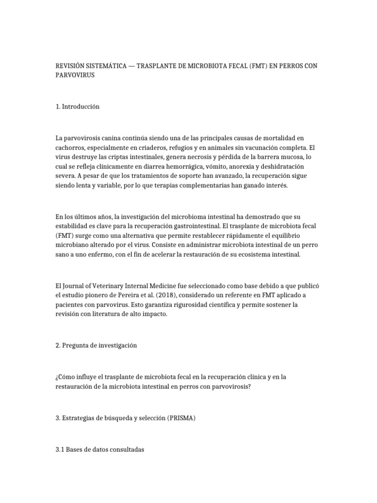 Revision Sistematica Actualizada Completa | PDF | Microbiología ...