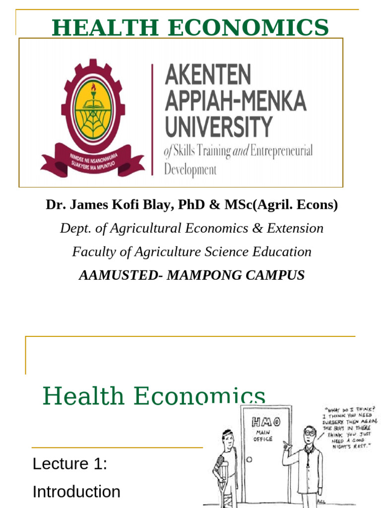 Health Economics | PDF | Demand | Economics