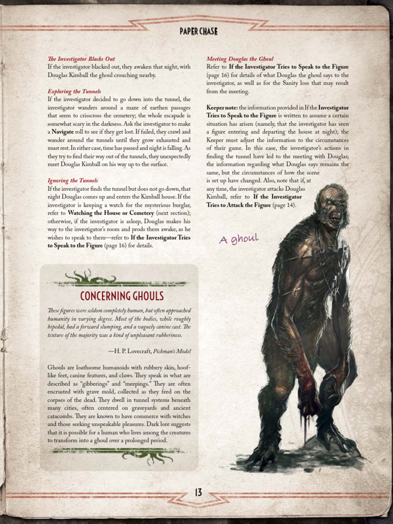 Toaz - Info Call of Cthulhu 7th Ed Starter Set Book 3 Scenarios PR 13 | PDF