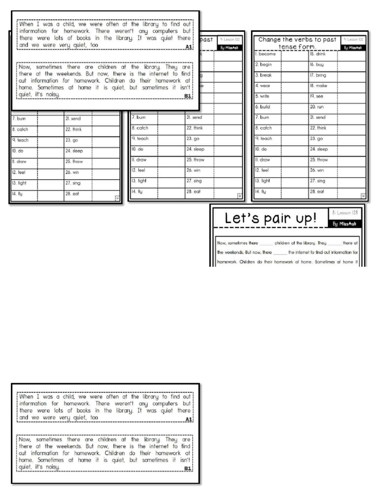 English Lesson Tuesday | PDF