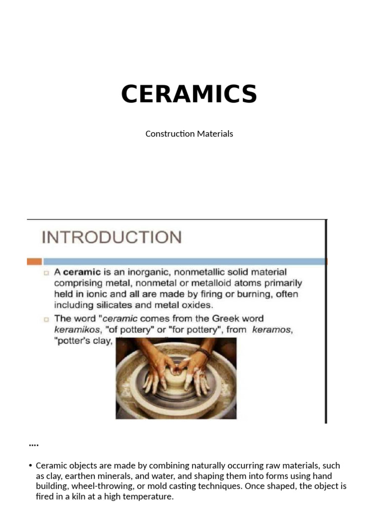 Ceramics | PDF | Ceramics | Pottery
