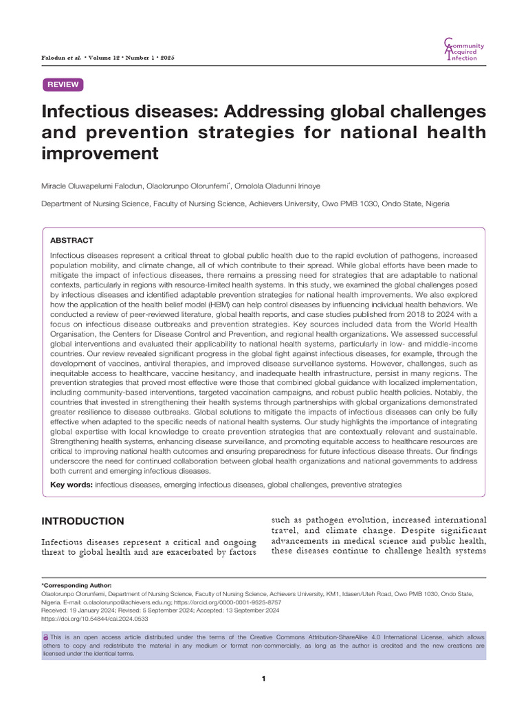 Ola | PDF | Infection | Pandemic
