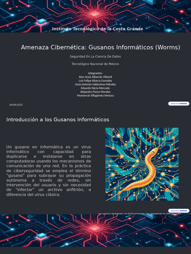 Gusanos Informaticos Worms | PDF | Secuestro de datos | Virus de ...