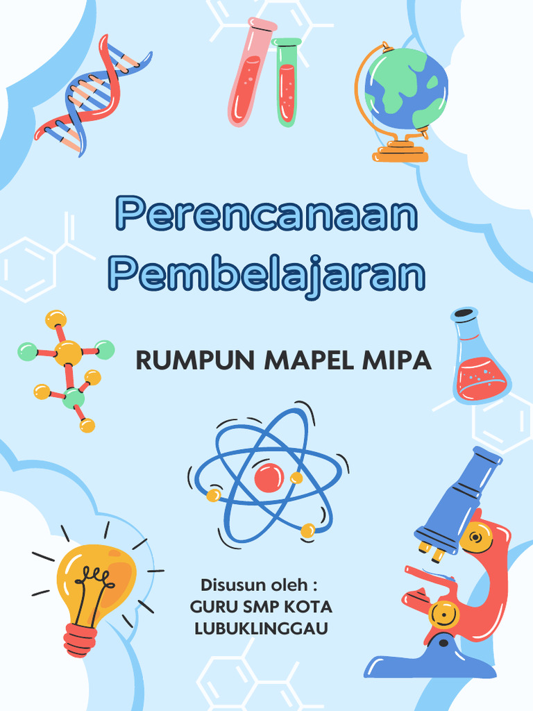 Biru Ungu Ilustrasi Lucu Cover Modul Pembelajaran Siswa Dokumen A4 | PDF